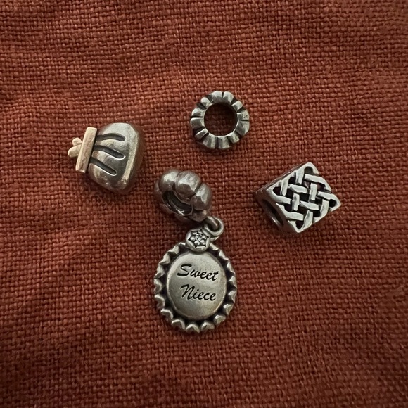 Pandora | Jewelry | Pandora Bracelet Charms Ss | Poshmark